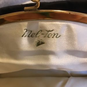 Mel-Ton | Bags | Vintage Melton Black Clutchhandbag | Poshmark